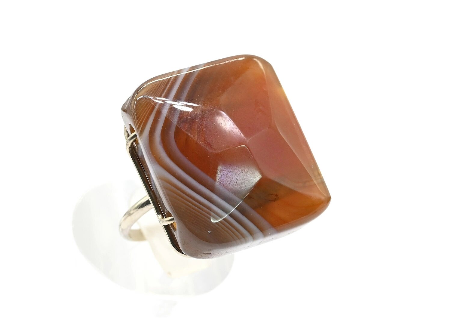 Кольцо, агат