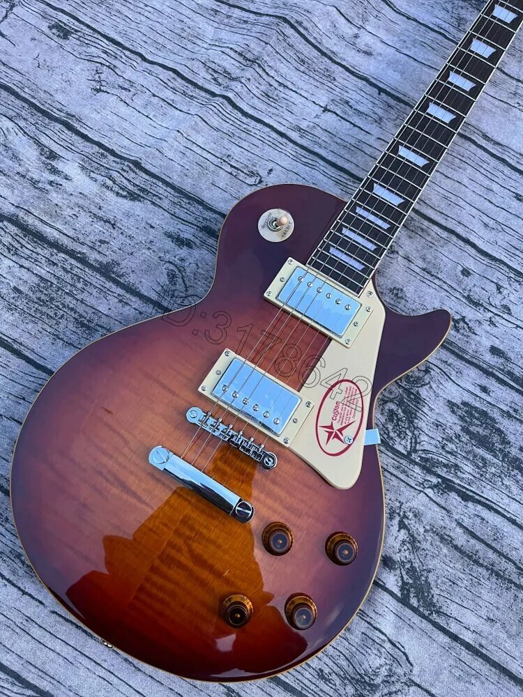 Электрогитара Электроакустическая Les Paul 6-струнная, корпус Махагони 39"