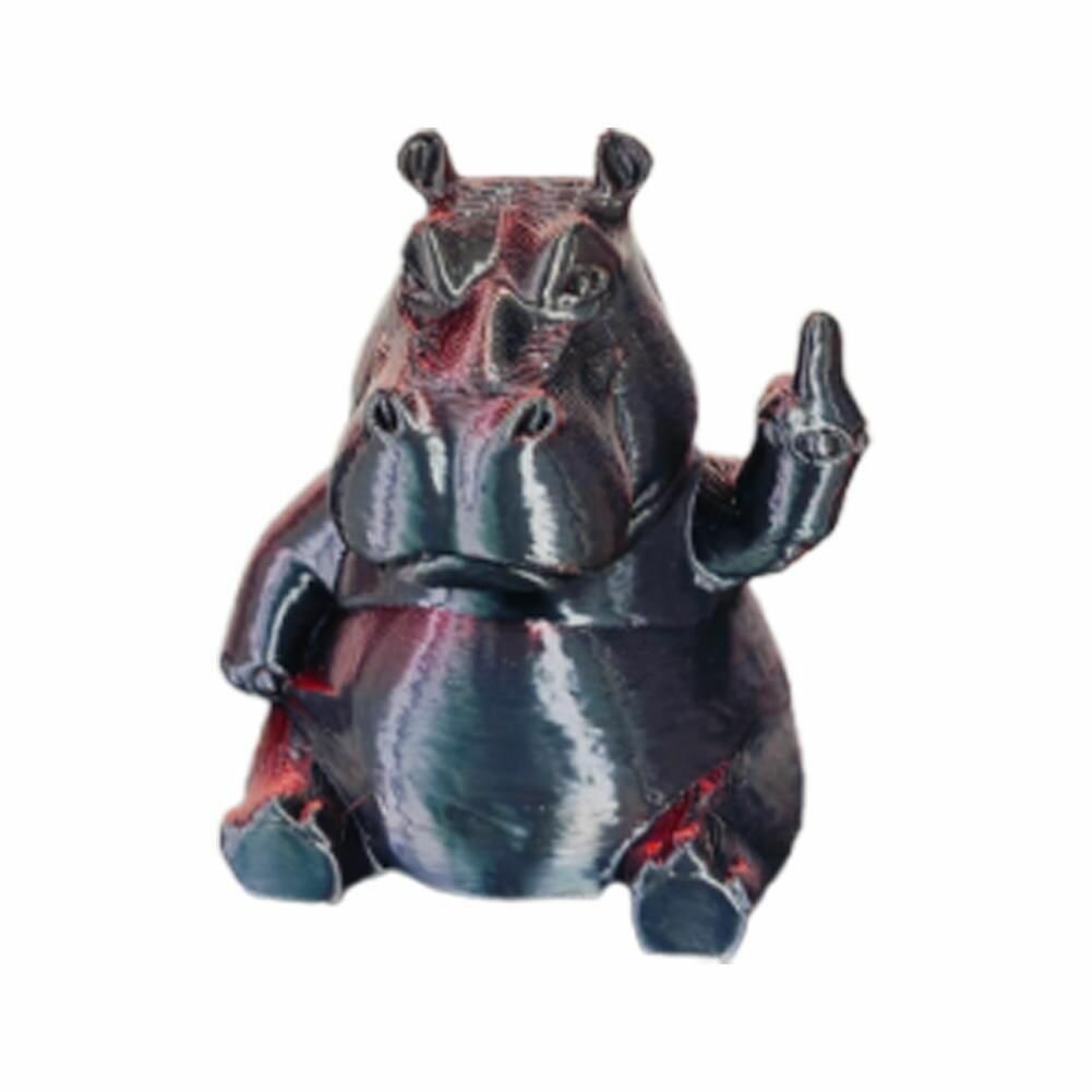 Статуэтка йоги Бегемот, настольный декор для дома и офиса