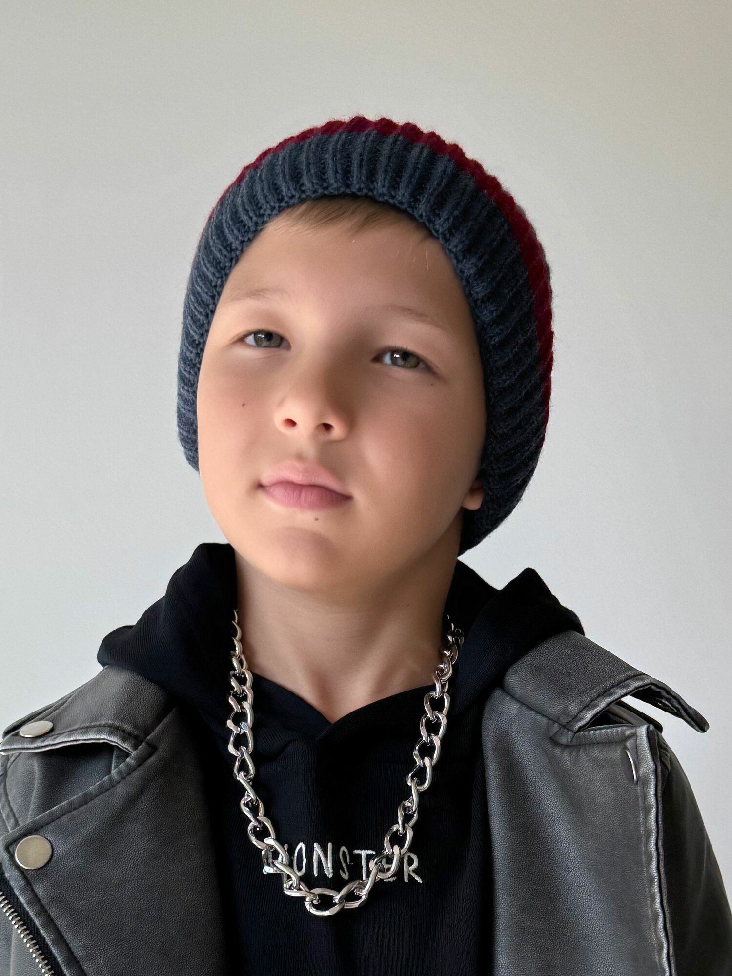 Шапка-бини Осень-зима 2025 для мальчиков