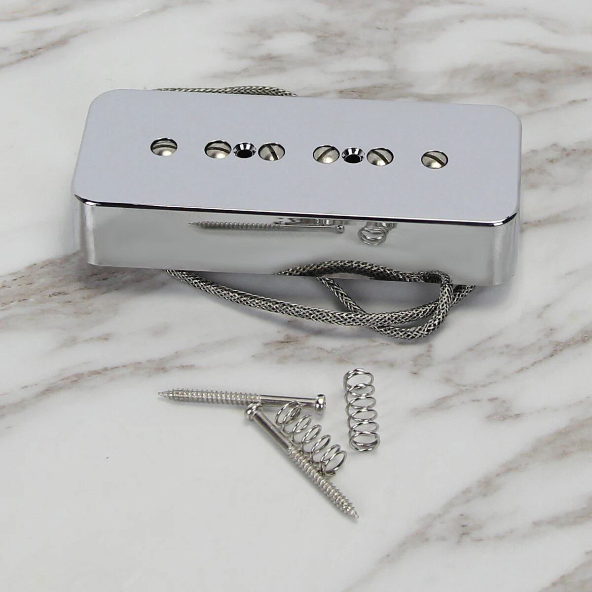 FLEOR гитарный звукосниматель Alnico 5 P90 с одной катушкой, мыльный стержень, гриф/бридж для электрогитары LP SG