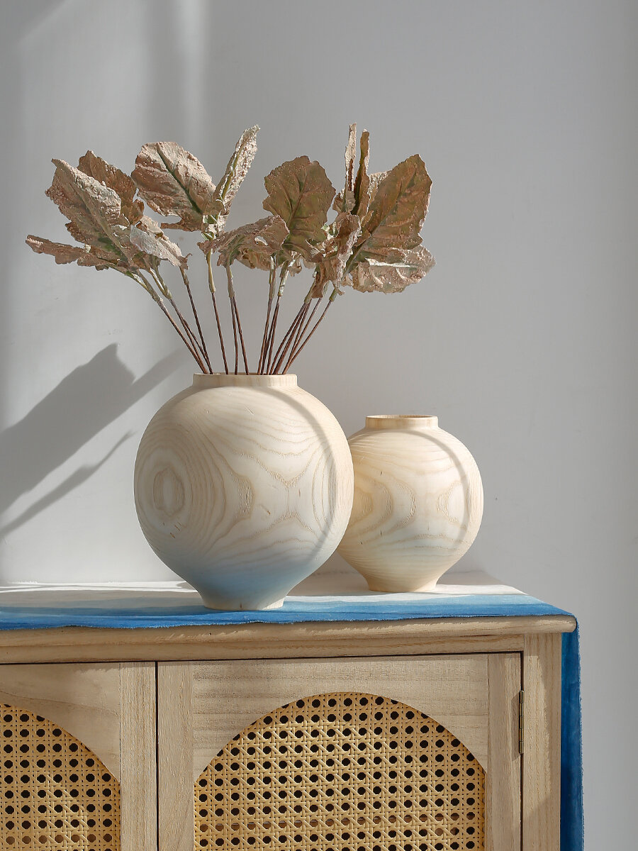 Бревно, скандинавский круглый шар, большая ваза, сухоцветочное сосуд, гидропонная цветочная композиция, входная