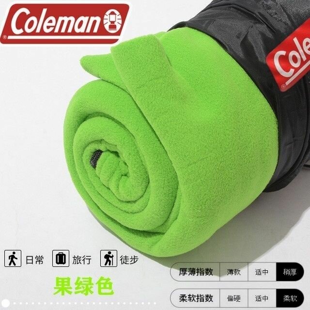 Спальный мешок Coleman из флиса, конвертного стиля, с внутренним подкладкой из полярного флиса, для путешествий на открытом воздухе, термоспальный мешок