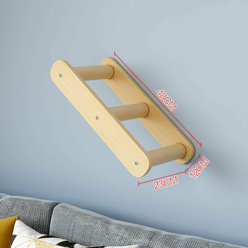 Готовый деревянный лазательный комплекс для кошек, настенный лазательный комплекс из цельного дерева, платформа для