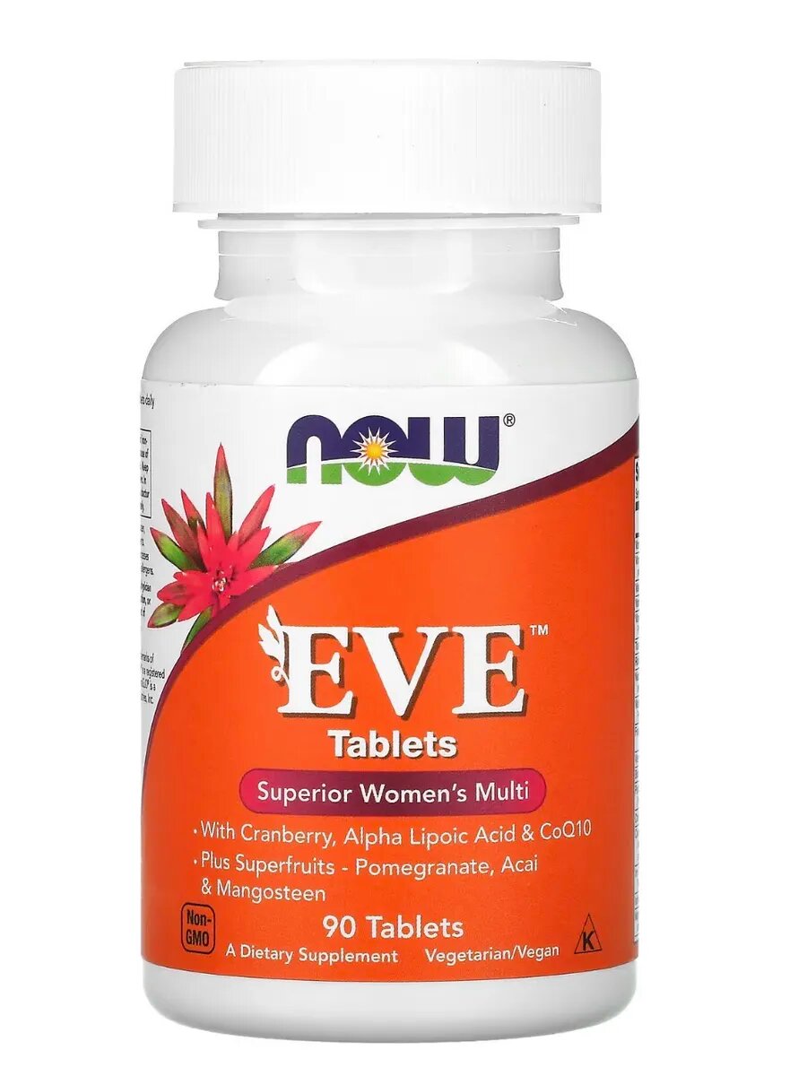 NOW Eve Superior Women's Multi Tablets, 90 таб.