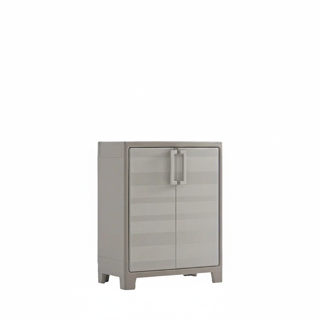 Шкаф хозяйственный Keter Gulliver Base Cabinet (9752000), регулируемые ножки, пластик, бежевый, 1 шт.