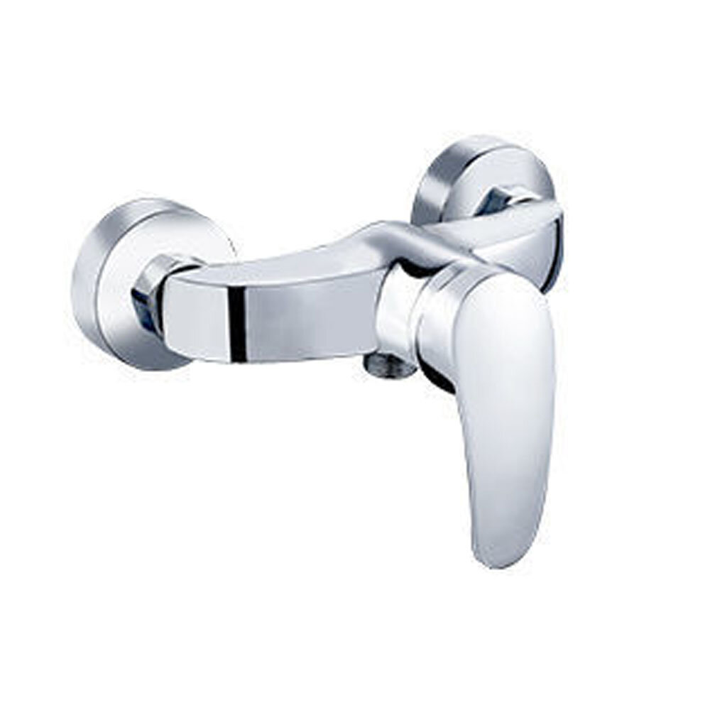 Кран смесительный для горячей и холодной воды настенный латунный, душевые краны, ванночные краны для дома и отеля, тип: интерфейс вверх/интерфейс вниз (по выбору), регулируемая ширина: 135-165мм / 5.3-6.5дюйма, диаметр интерфейса: 20мм / 0.8дюйма, размер