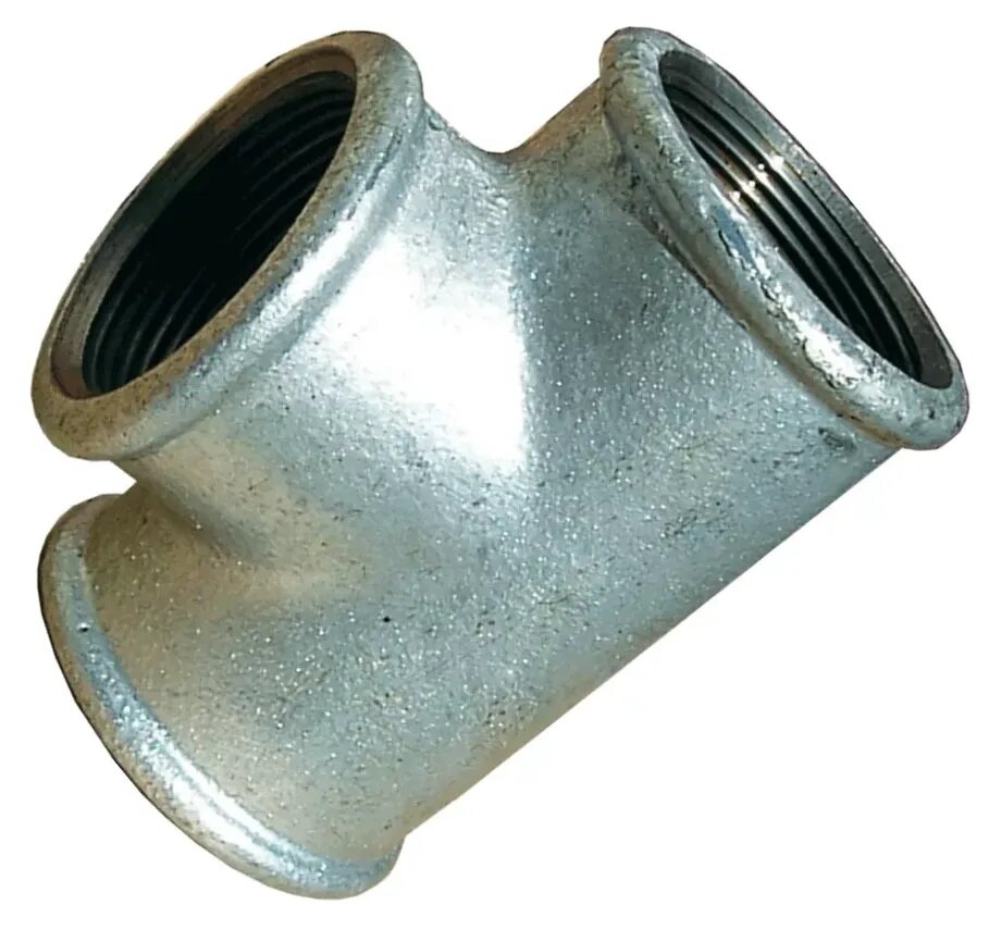 Фитинг тройник цинк 40