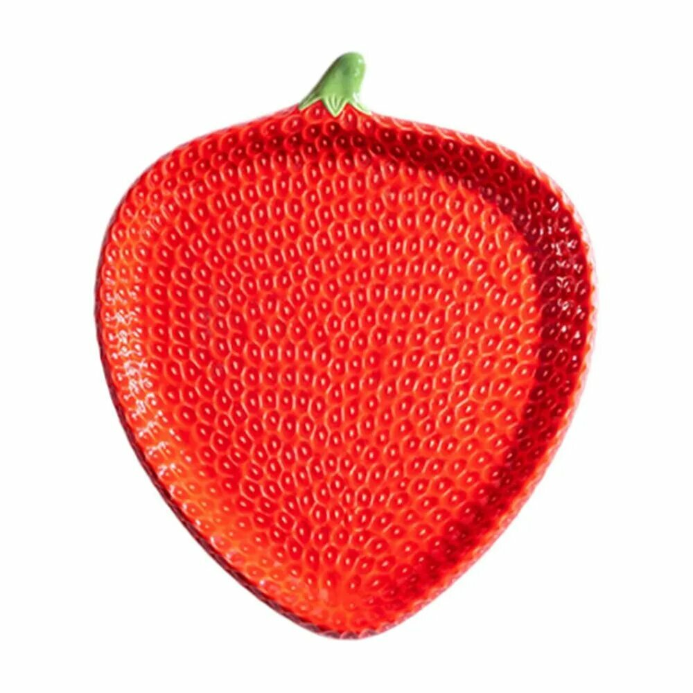 Тарелка десертная 1 шт красный