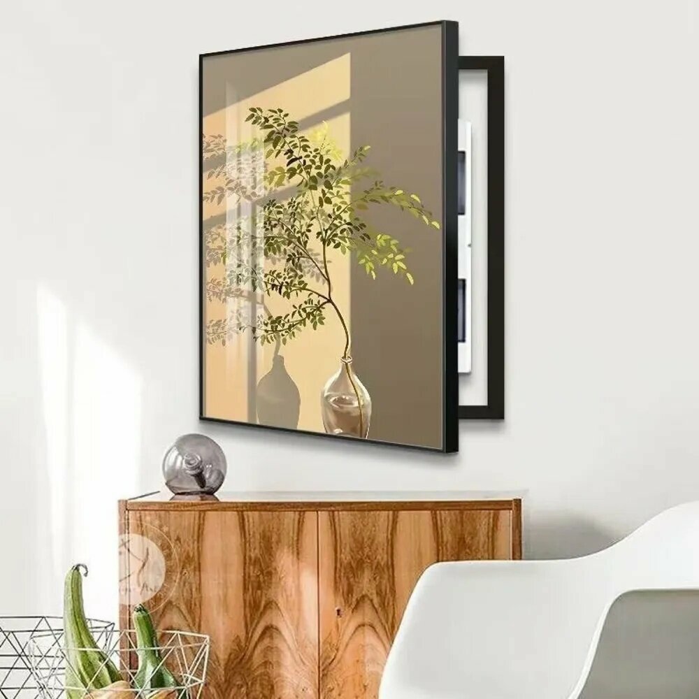 Короб для электрощитка декоративный широкий