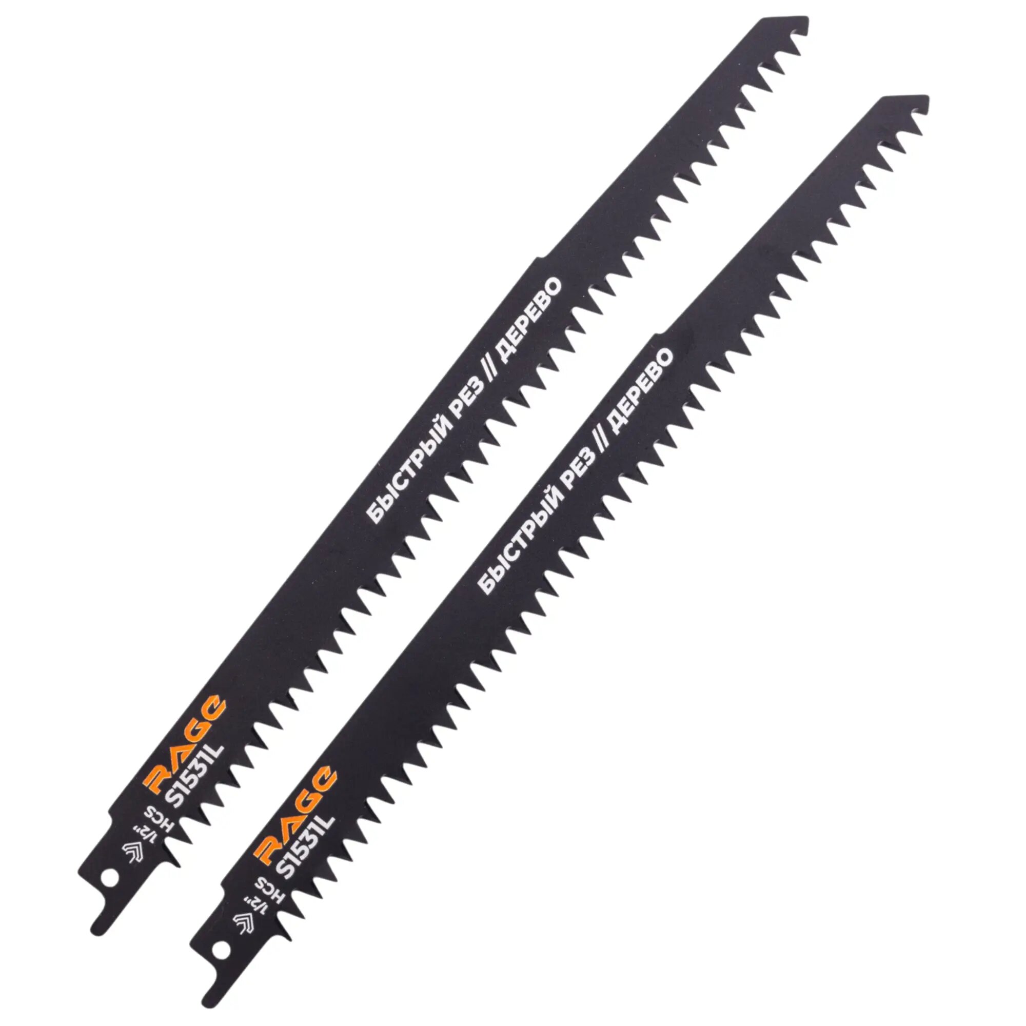 Полотно для сабельной пилы по дереву Rage S1531L 240 мм 2 шт.