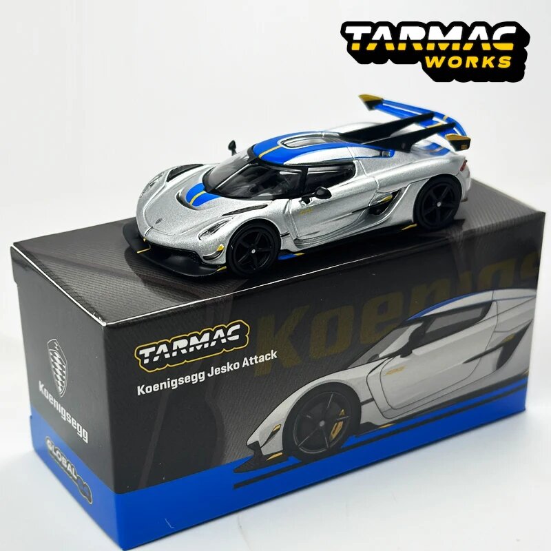 Модель автомобиля Tarmac Works Koenigsegg Jesko Attack 1:64