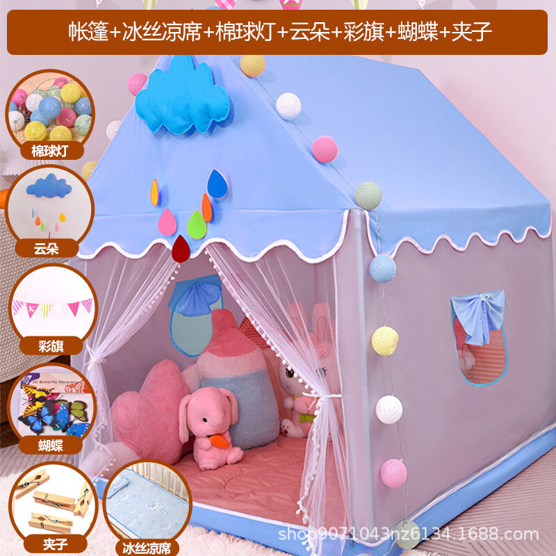 Детская палатка для девочек, маленькая палатка принцессы, игрушка для девочек, домик для детей, игровой домик, в котором можно спать