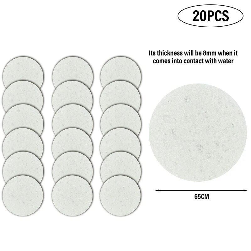 Волшебная 3D бумага для рисования, Round-20Pcs