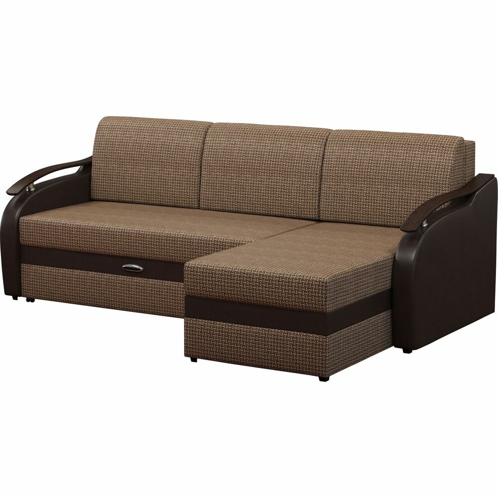 Угловой диван МебелПром Наташа У 190 ДН волна 15