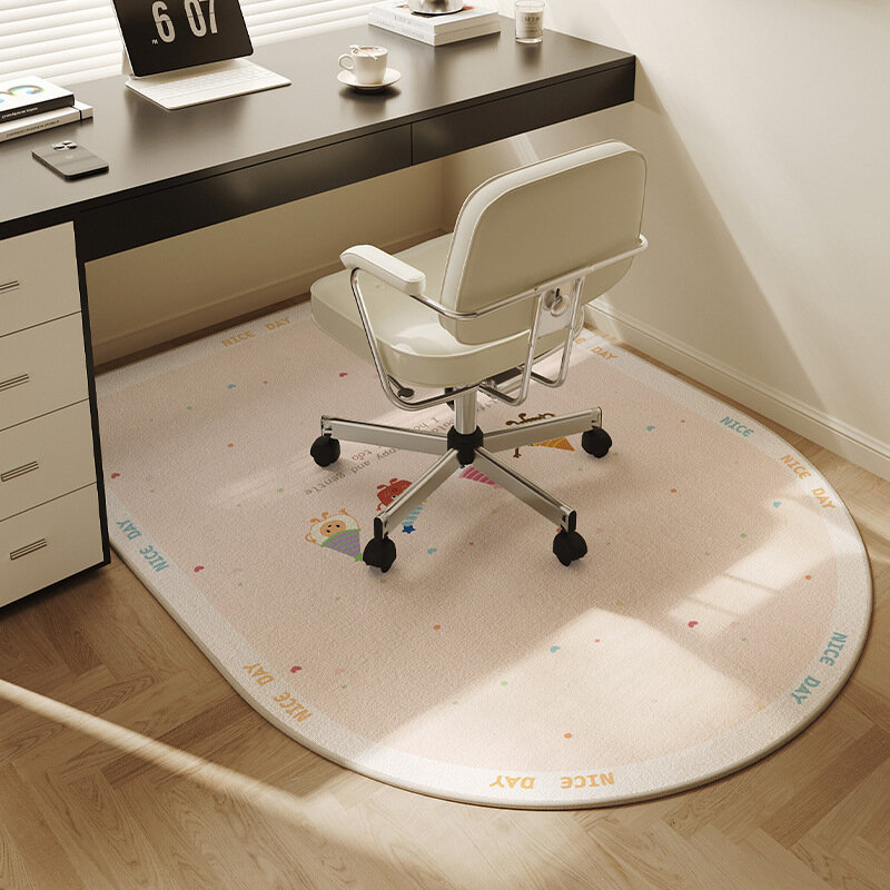 Коврик для компьютерного стула в спальне, коврик для детской учебной зоны, коврик для кабинета, туалетный столик, кресло для макияжа под звукоизоляционным матом, круглый