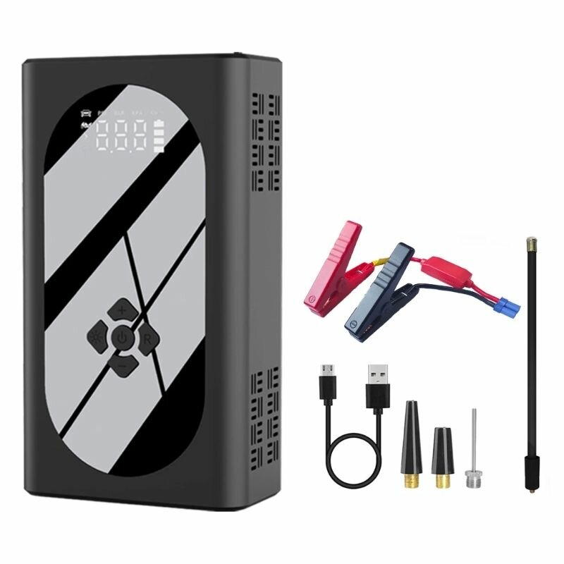 Автомобильный бустер с компрессором