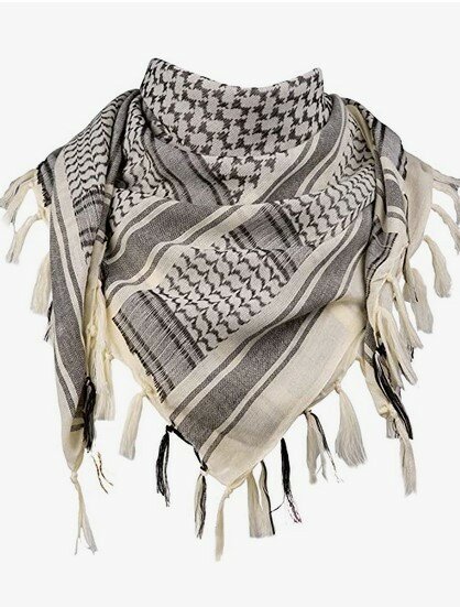 Арабский квадратный шарф для мужчин и женщин, тактический хлопковый шарф, маска против дыма, ветрозащитный песочный шаль, модный солнцезащитный аксессуар