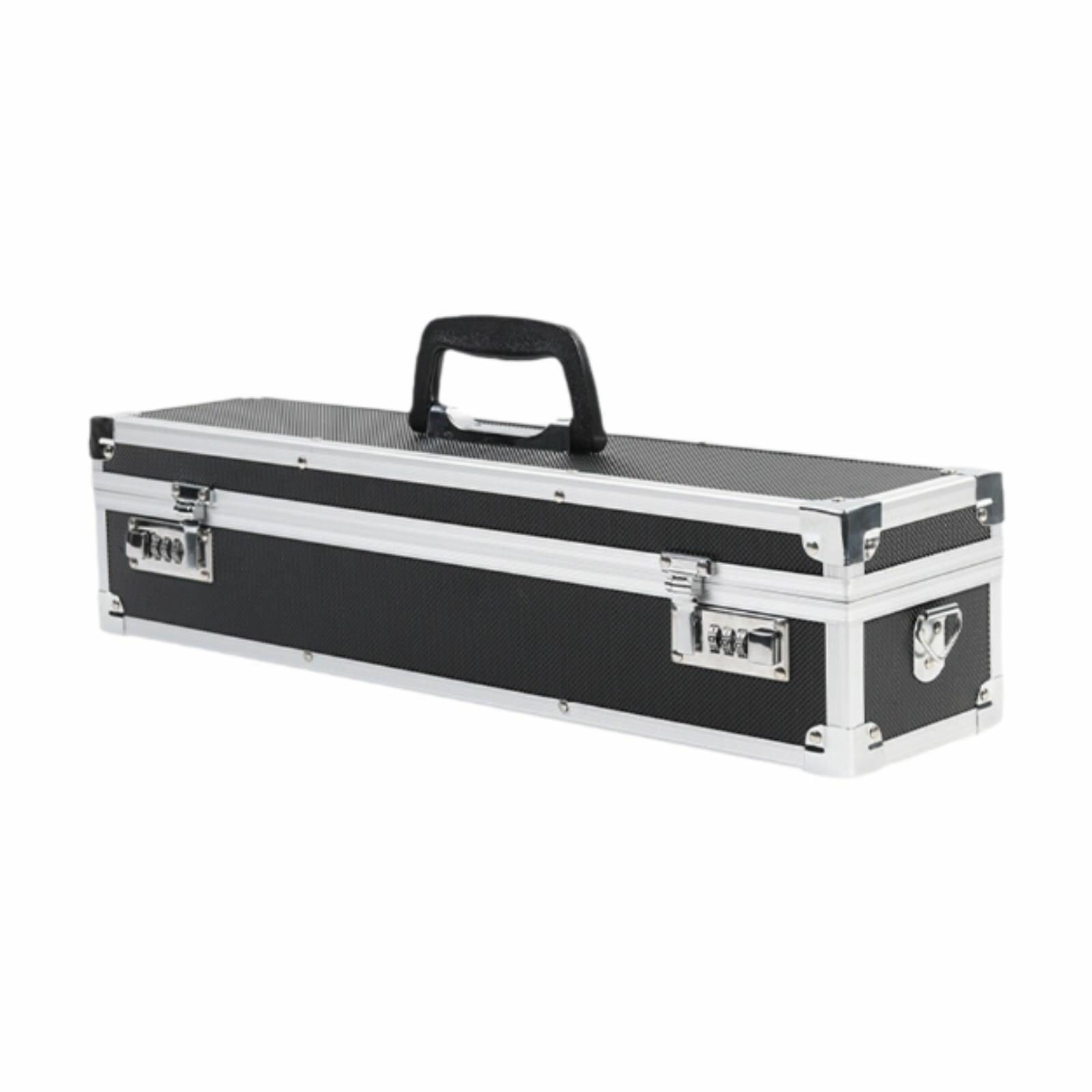 Алюминиевый кейс для хранения ножей, прочный защитный футляр для кухонных инструментов, портативный органайзер с кодовым замком