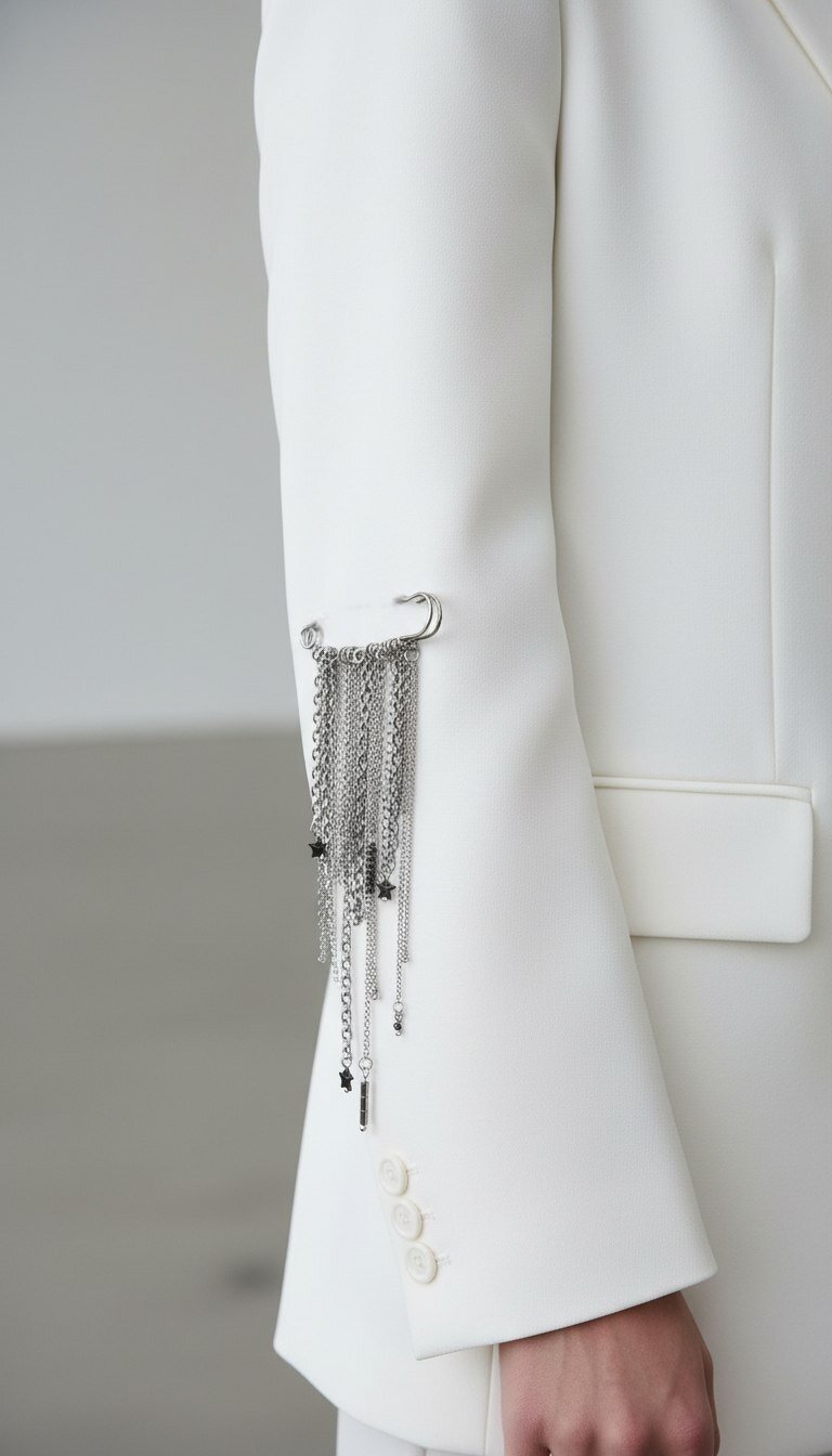 Брошь, гематит