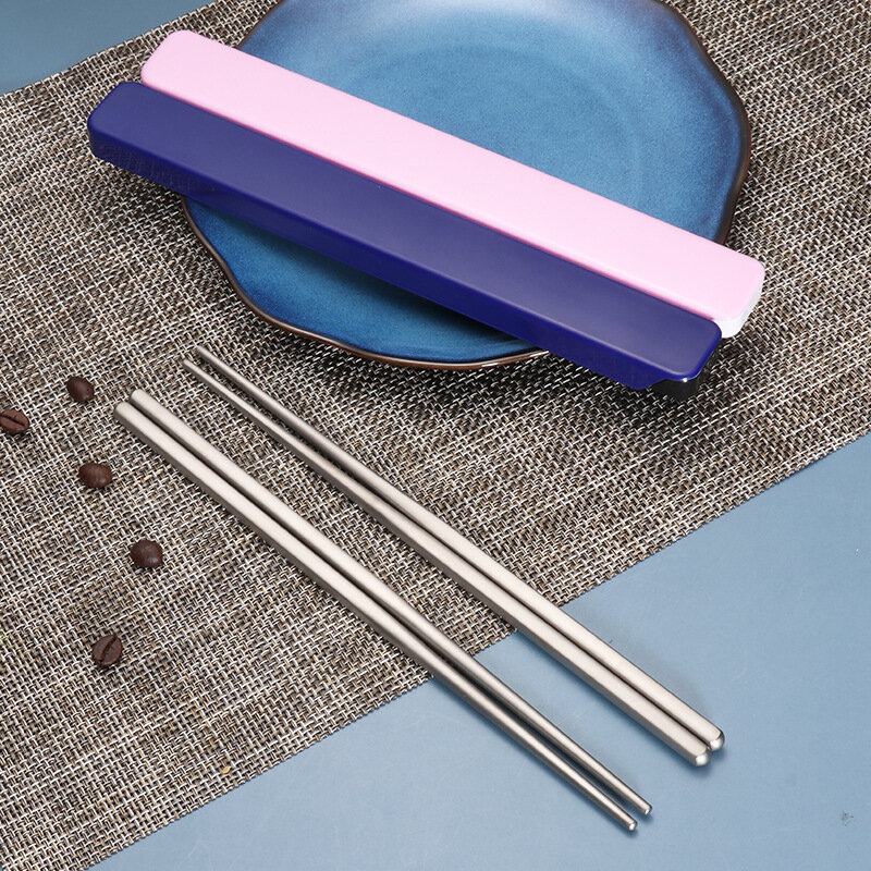 Палочки для еды из чистого титана Нескользящие Титановые палочки для еды Полые палочки для еды с термоизоляцией Бытовые