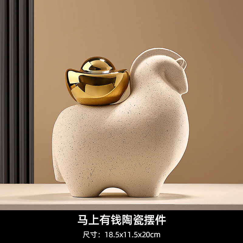 Behanmei Новый китайский стиль креативного орнамента "Быстрое обогащение" мягкий декор для входа в дом, гостиной, рабочего стола, декор для телевизионного шкафа