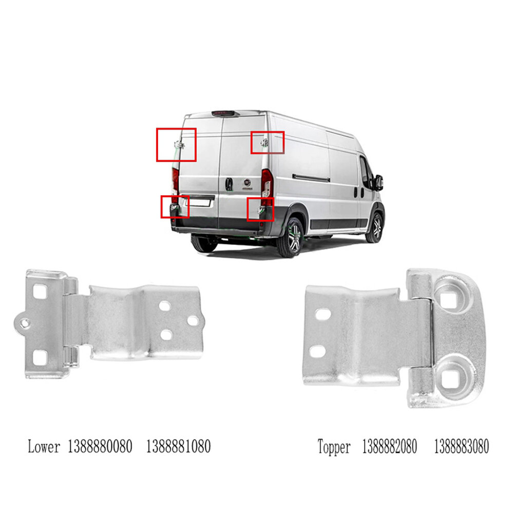 2 шт. петли задней двери для Hyundai Fiat Ducato Peugeot Boxer Citroen, A