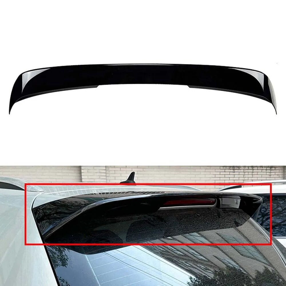 Спойлер автомобиля, 1 шт. Черный спойлер для багажника, ABS пластик