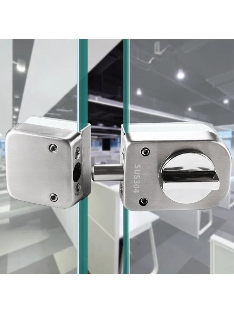 Замок для стеклянной двери