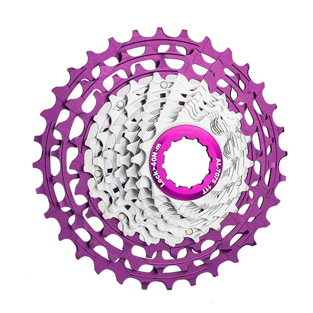 Кассета 11-32T/34T 11 скоростей, Фиолетовый 11S 34T