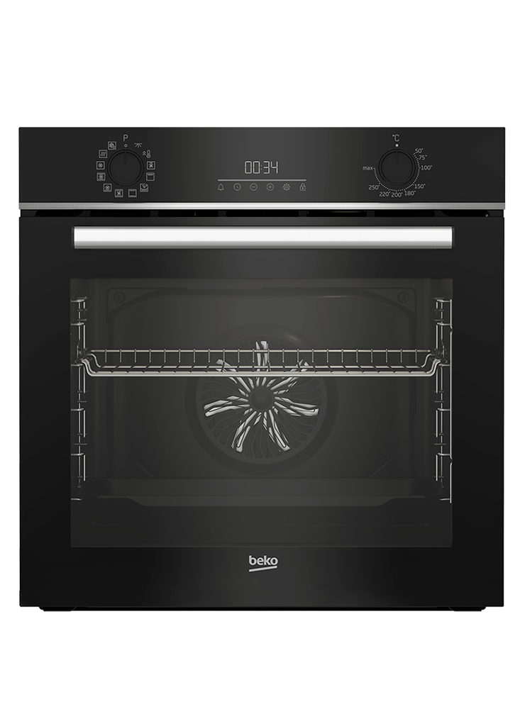 Электрический духовой шкаф BEKO BIOM1531KBNC, черный, 72л, класс А