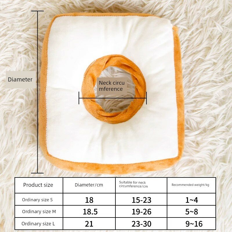 Ошейник-бандаж для кошек и собак, мягкий ошейник для предотвращения вылизывания и укусов, регулируемый ошейник для