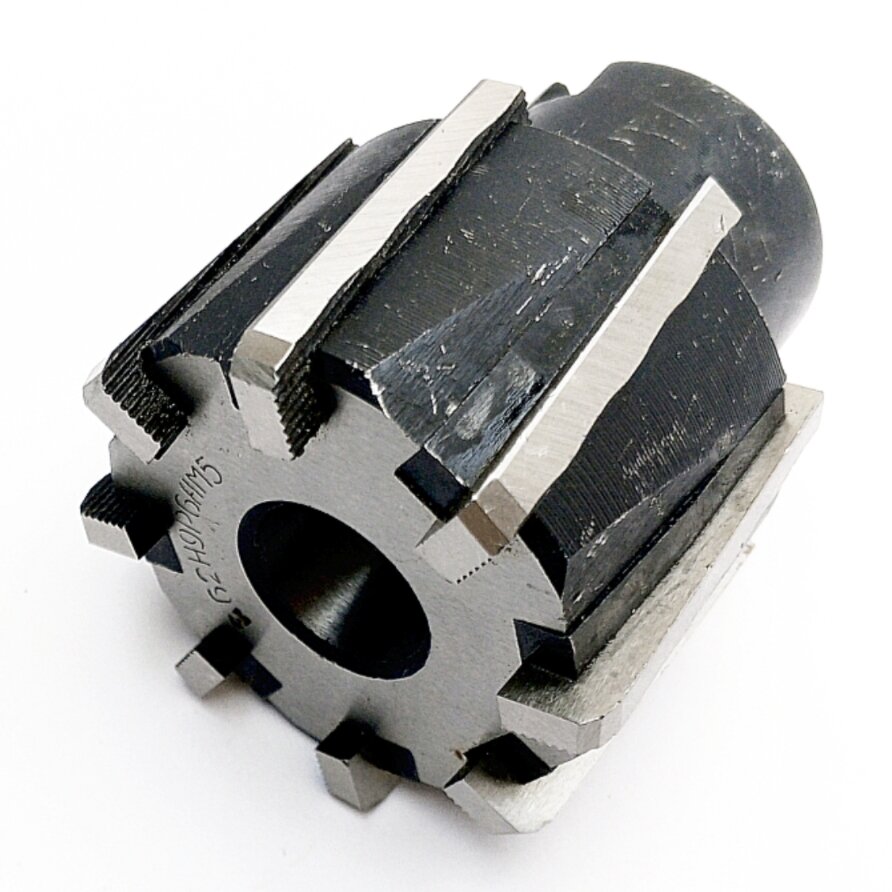 Развертка насадная 2364-0385 со вставными ножами d62 Н9(А3) Р6АМ5 (L-71мм, l-44мм, d-62мм, d1-22мм, z-8, ф-15°) ГОСТ 883-80