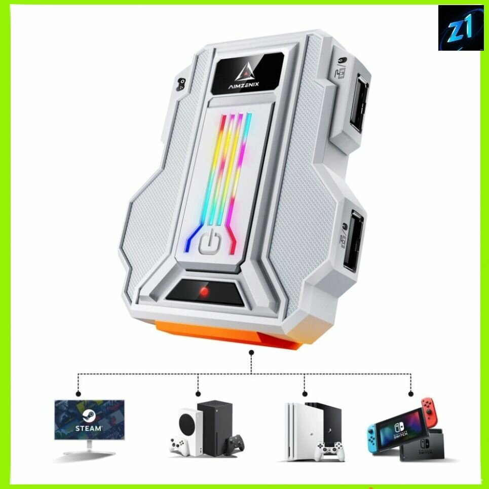 AIMZENIX STRIKER PRO Конвертер Клавиатуры И Мыши Для PS4/PS3/ONE/X360/XSS/XSX Поддерживает 3,5-мм Наушники И Приложения-. Z1