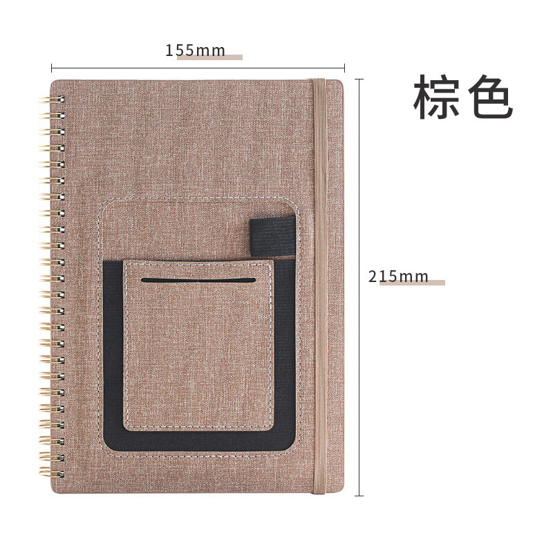 Стираемый блокнот с пружиной, утолщенный, водонепроницаемый, блокнот из каменной бумаги Senyan, для многократного письма и черновиков