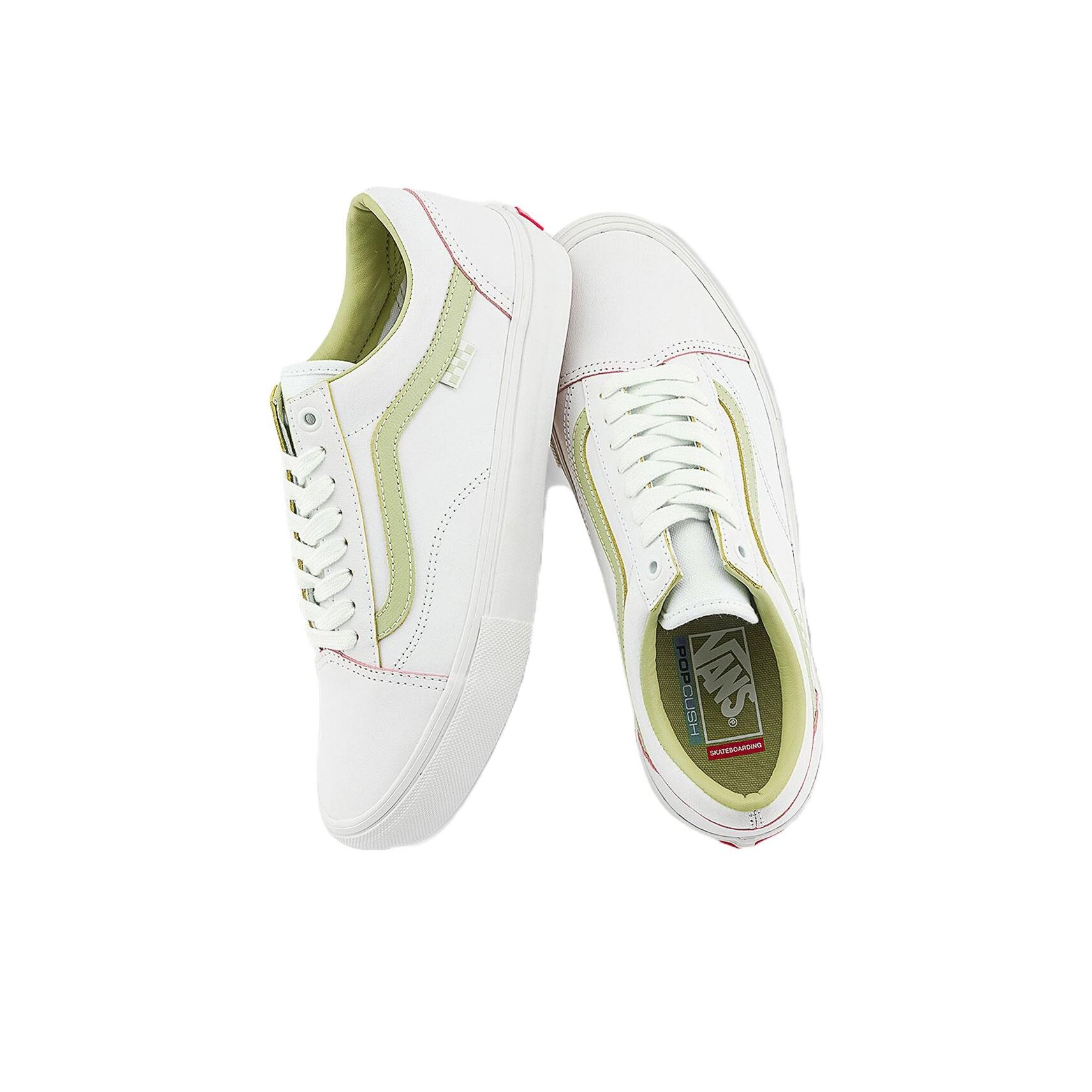 Кроссовки VANS Old Skool, размер EU 39 стопа (25CM), белый, — фото 1