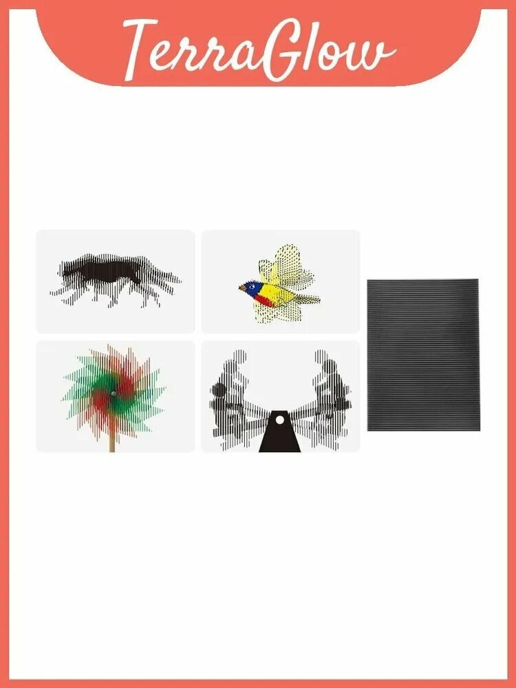 Научный световой дифракционный анимационный конструктор для детей ручное обучение