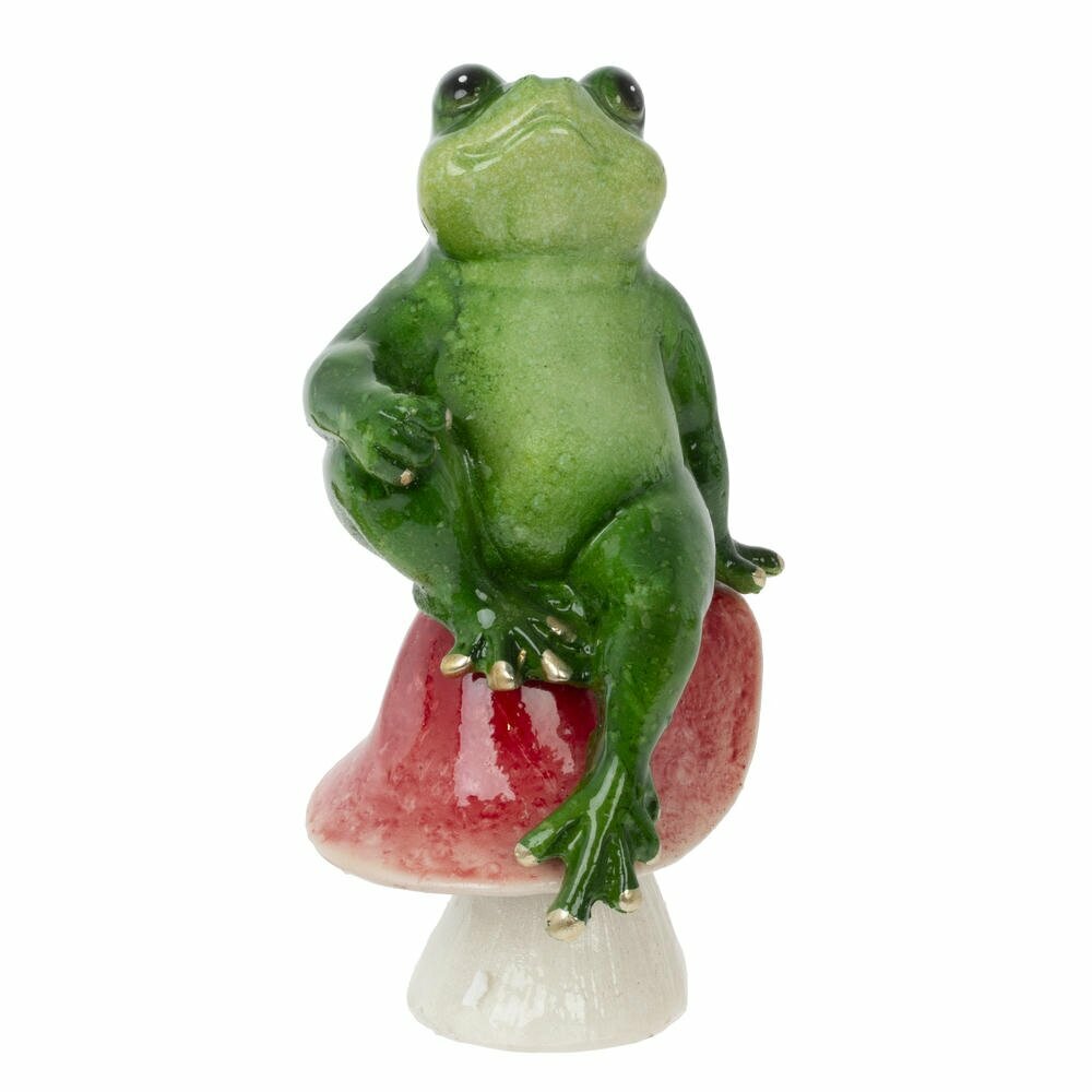 Статуэтка Лягушка, 6,5х7х13 см KSM-819158