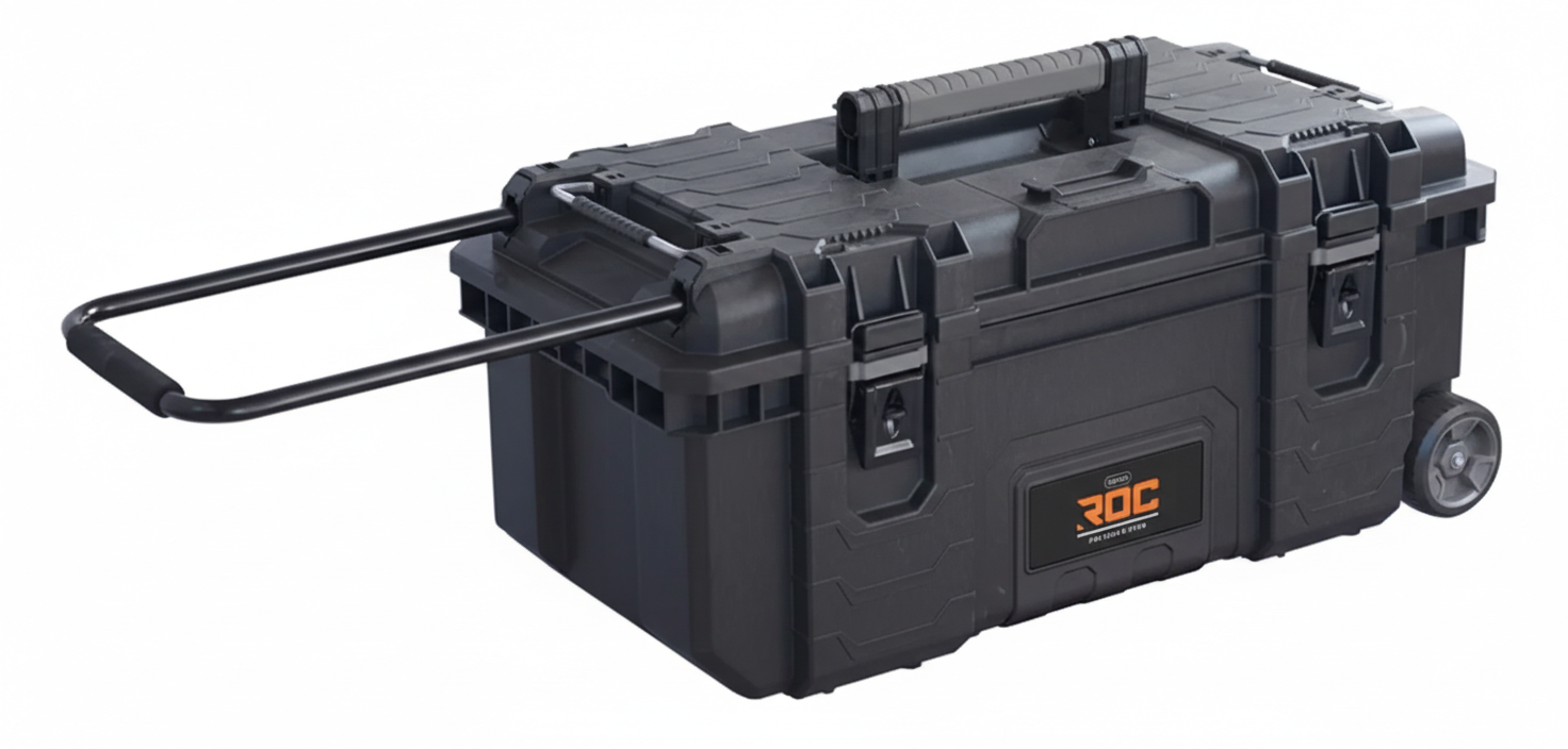 Ящик для инструментов ROC PRO GEAR 28" 17210204/ROC, черный, на колесах