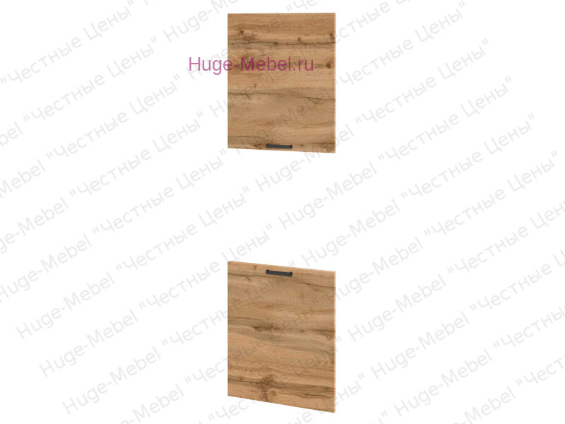Кухонный фасад Ф-92 дуб вотан (Пасаденна) Huge Mebel . Ширина 596 Высота 1424. Кухонные фасады