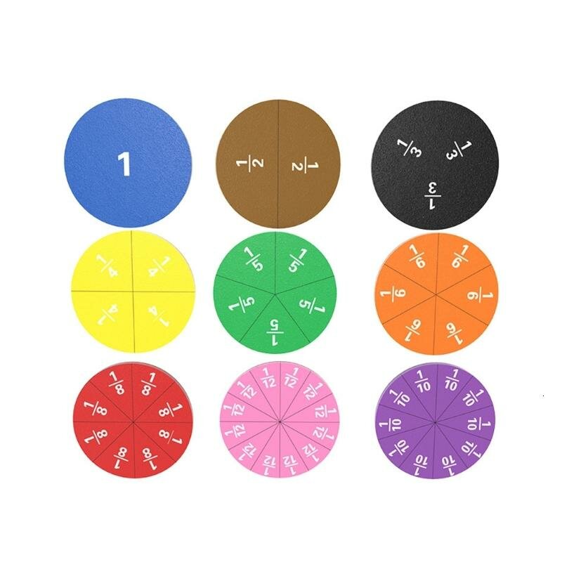 Магнитные дроби для занятий математикой
