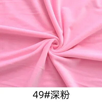 Розовая бархатная ткань 50x50см, Color: 49