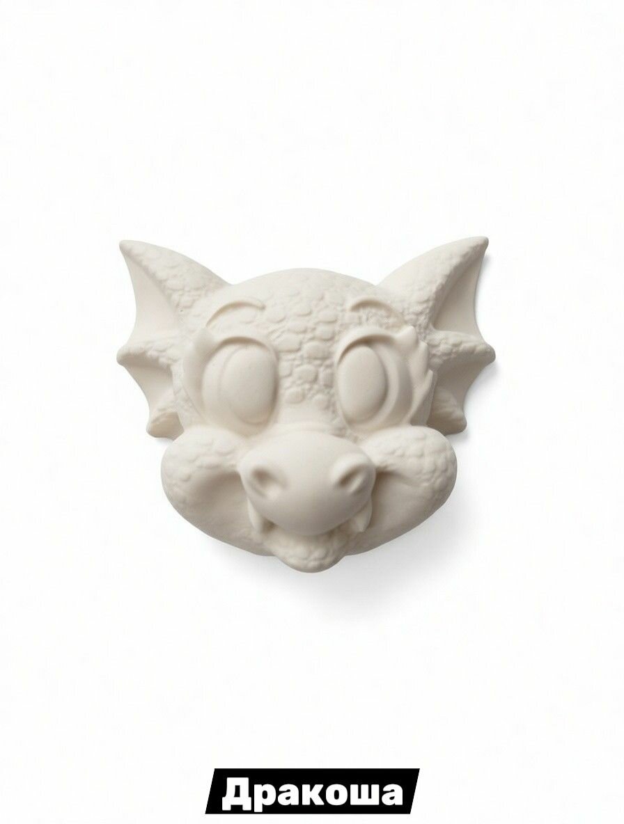 Фигурка барельеф-заготовка для творчества Дракон