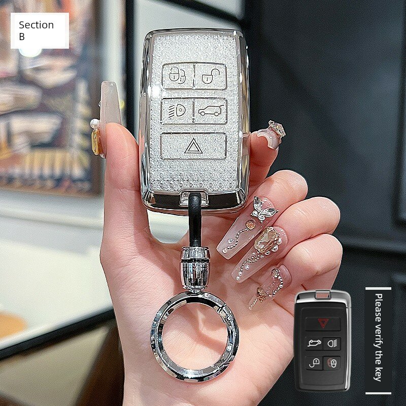 Чехол для ключей Land Rover Jaguar, брелок для Range Rover Sport, Velar, Evoque, Discovery 4, Freelander 5, чехол для