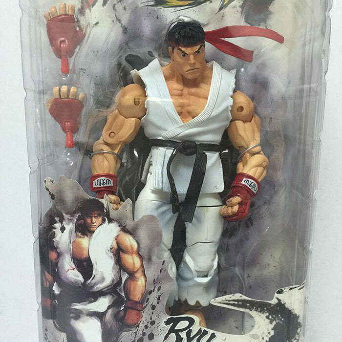 NECA Street Fighter Street Fighter Long Кен Гули Акума Чун-Ли 7-дюймовая подвижная фигурка куклы
