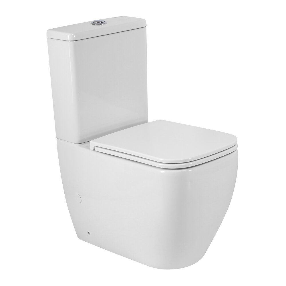 Унитаз напольный BelBagno Luce-Tor с бачком с сиденьем BB2197CP-TOR/SC/BB2197T