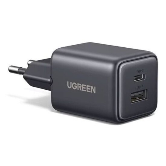Сетевое зарядное устройство Ugreen X514 20Вт, USB-C/USB-A черный (65737)