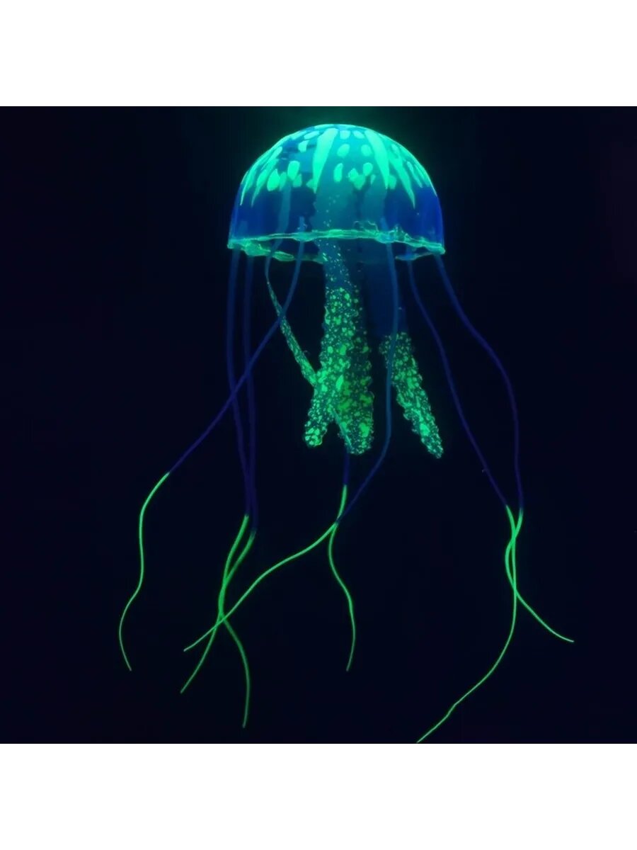 Флуоресцентная морская медуза для аквариума