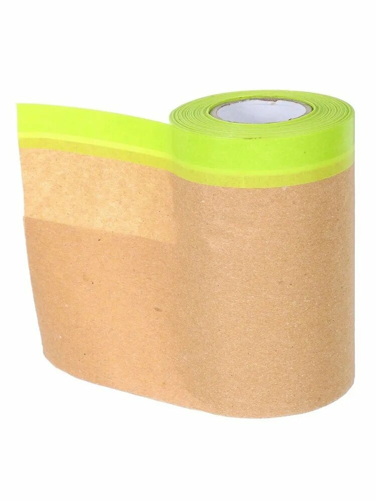 Водостойкая маскирующая бумага для качественной защиты при автомобильной покраске 1000.00X15.00X0.01Cm