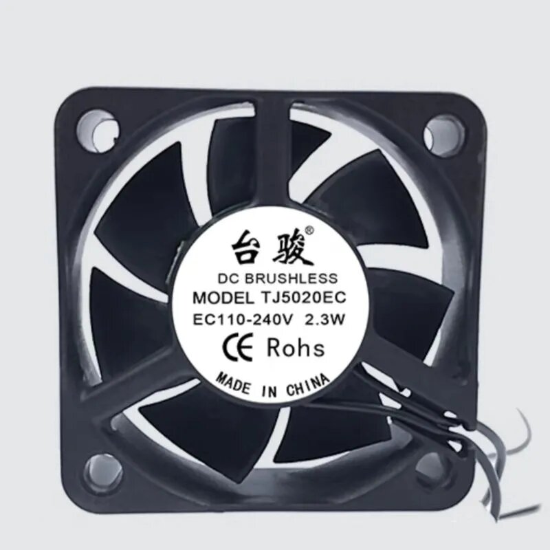 TJ5020EC AC110-220V 50*50*20mm маленький охлаждающий вентилятор с большим объемом воздуха